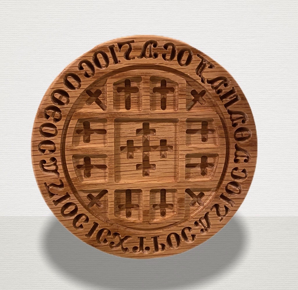 5″ Coptic Orthodox Bread Stamp (Orban) – Oak Wood – The King Solomon 3D ...