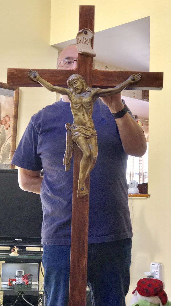 4′ x 2′ Crucifix – The King Solomon 3D CNC Bible Verse..