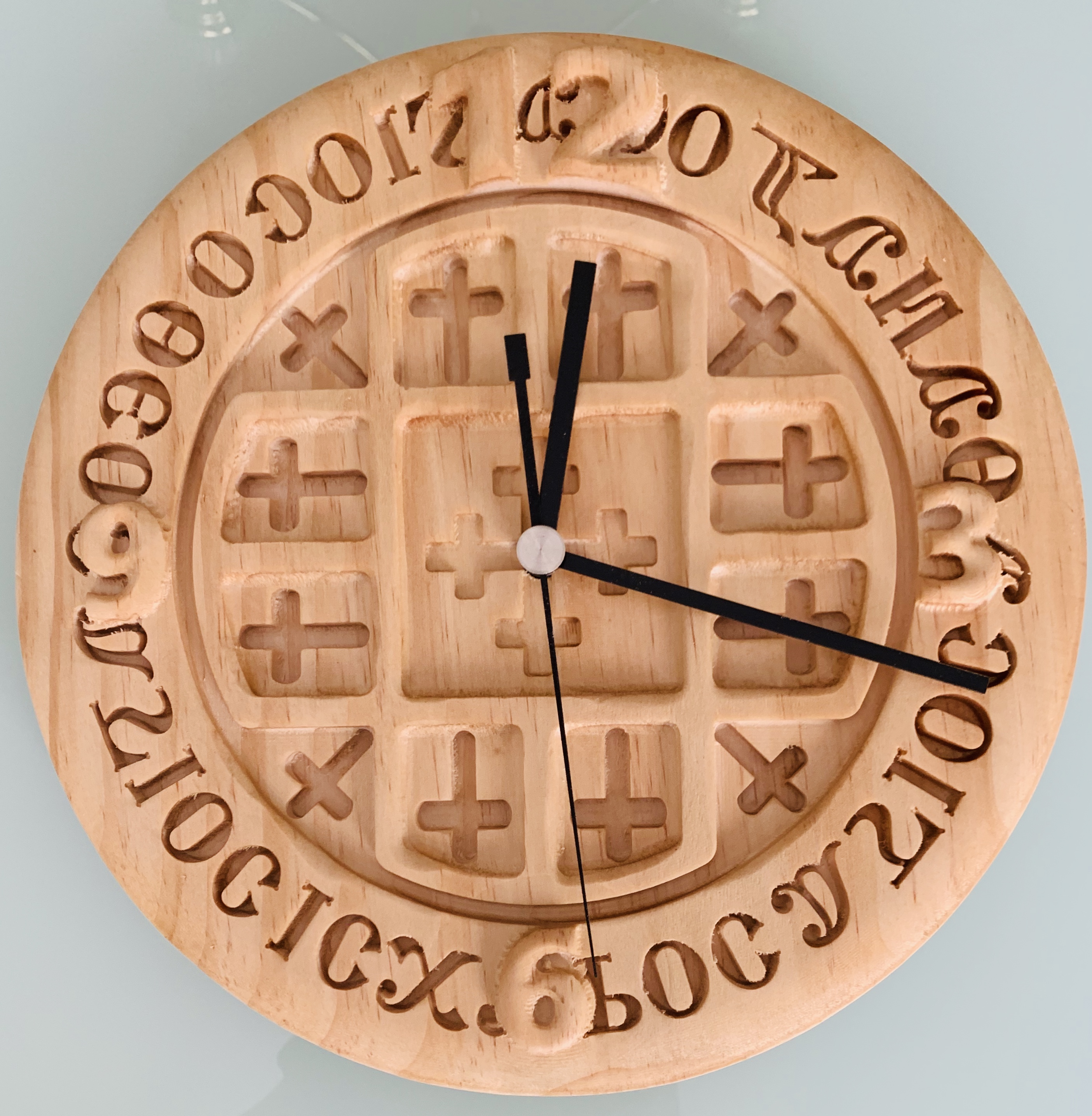 Largest Orban (Holy Coptic Bread) Stamp Wall Clock – The King Solomon ...