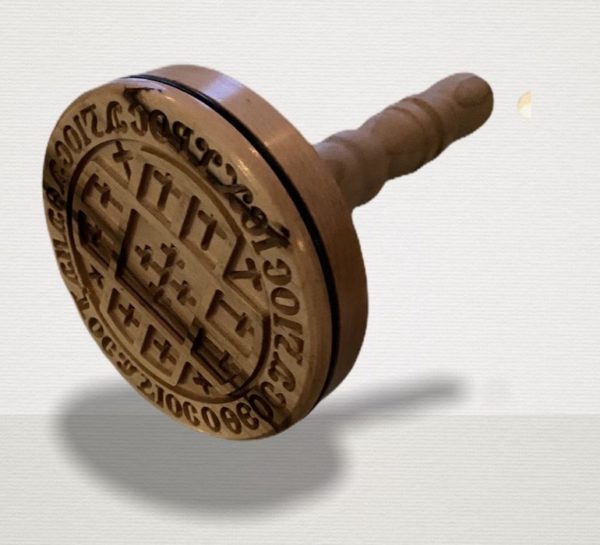 5″x 1″ Coptic Exotic Hard Maple Orthodox Bread Stamp (Orban) – The King ...